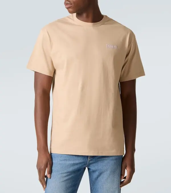 Givenchy Logo Cotton Jersey T-shirt - Beige