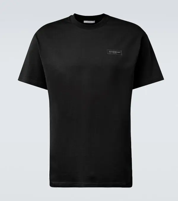 Givenchy Logo Cotton Jersey T-shirt - Black
