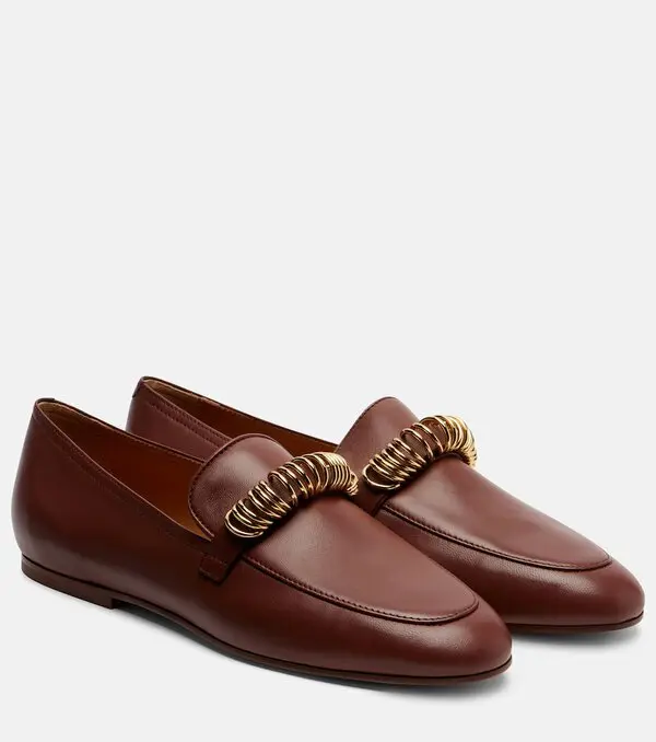 TOD'S Leather Loafers - Brown