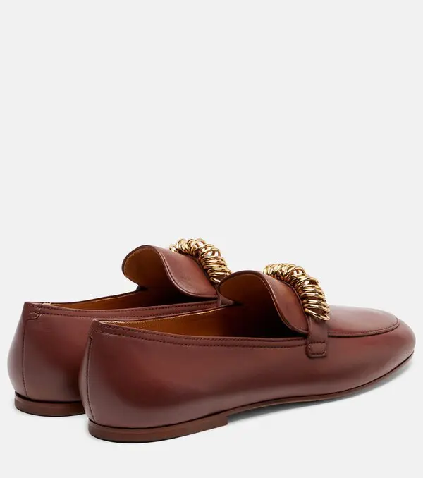 TOD'S Leather Loafers - Brown