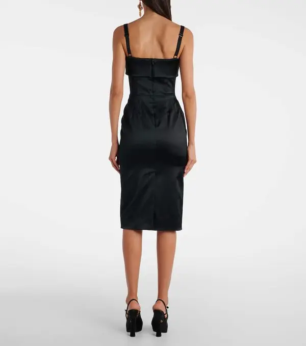 Dolce & Gabbana Satin Midi Dress