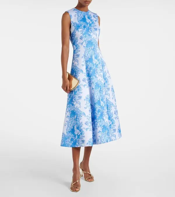 EMILIA WICKSTEAD Mara Maxi Dress - Blue