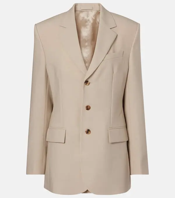 Wardrobe.NYC Virgin Wool Single-breasted Blazer