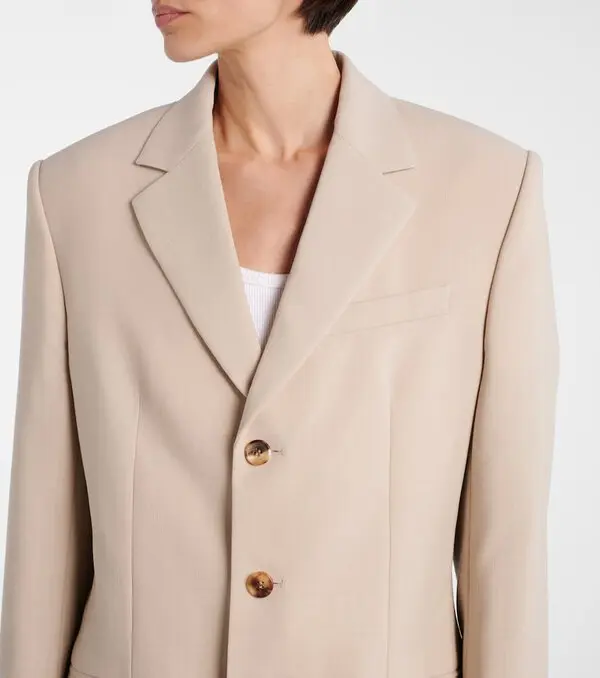 Wardrobe.NYC Virgin Wool Single-breasted Blazer