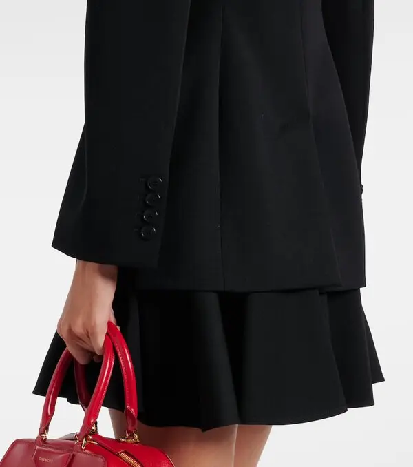 Givenchy Satin-trimmed Wool Blazer