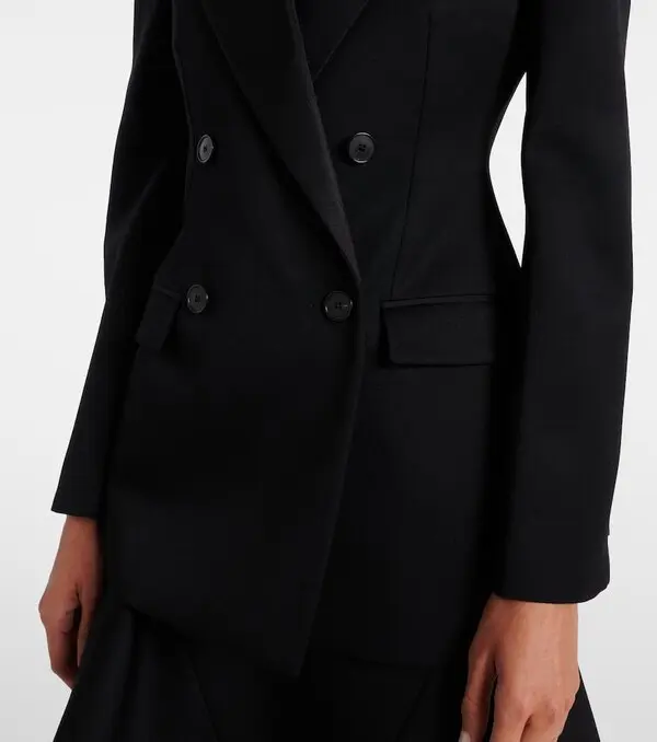 Givenchy Satin-trimmed Wool Blazer