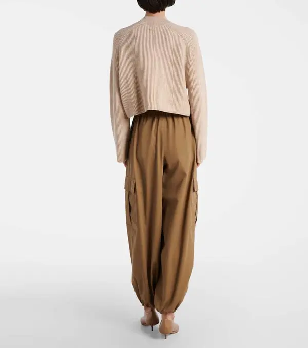 Max Mara Funale Wool And Cashmere Sweater - Beige