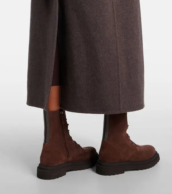 Brunello Cucinelli Wool And Cashmere Wrap Coat