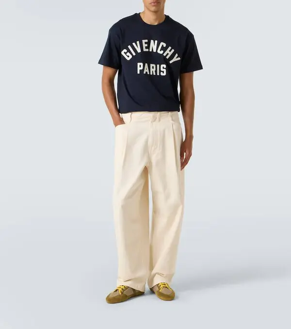 Givenchy Slim Suede-trimmed Sneakers - Brown