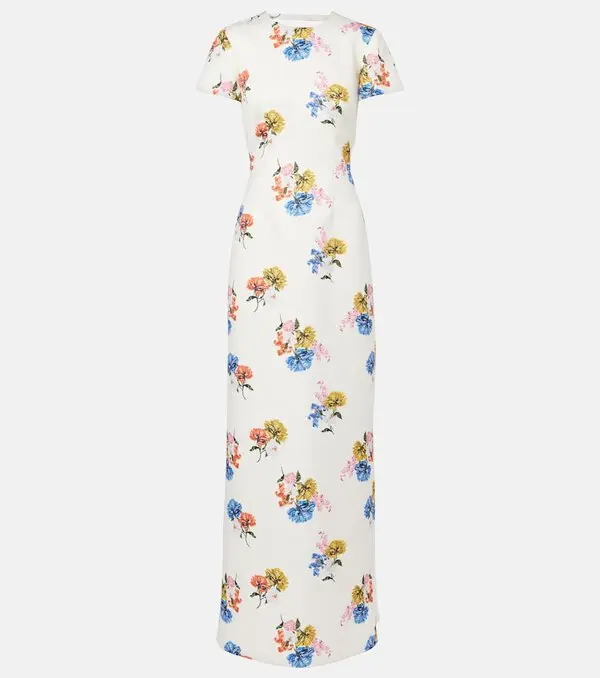EMILIA WICKSTEAD Fosette Floral Maxi Dress - Multicoloured