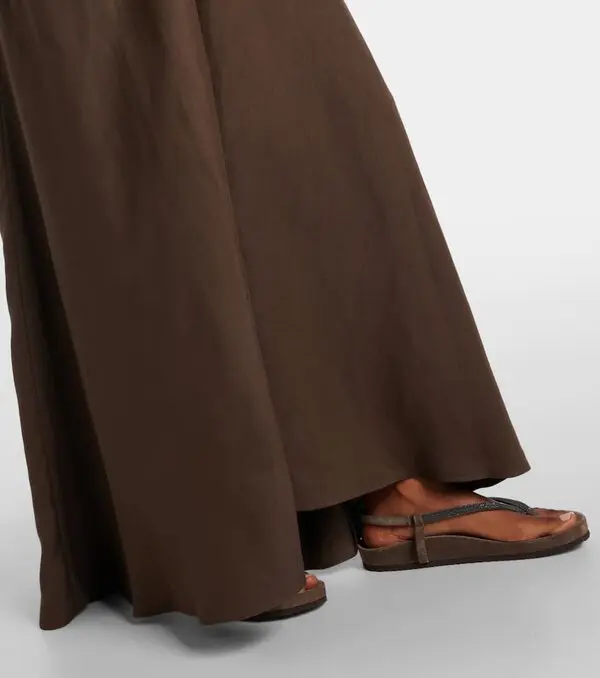 Brunello Cucinelli Open-back Maxi Dress