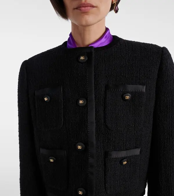 Dolce & Gabbana Dg Cotton-blend Jacket