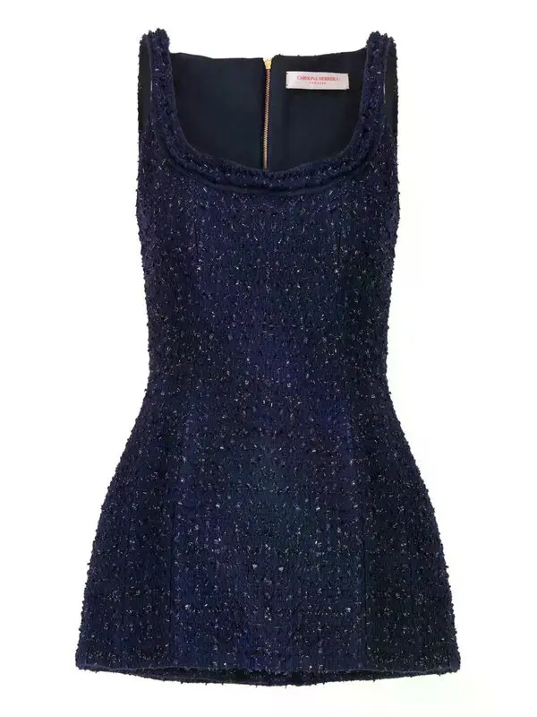 Carolina Herrera Tweed Top