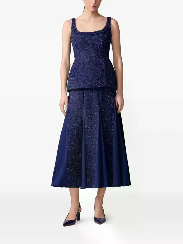 Carolina Herrera Tweed Top
