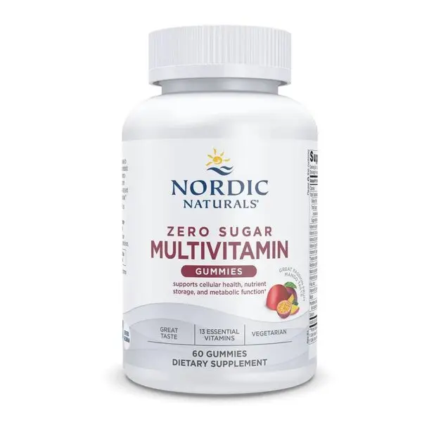 NORDIC NATURALS Zero Sugar Multivitamin Gummies 60 Gummies - One-color