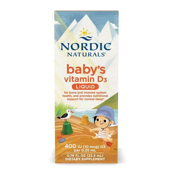 NORDIC NATURALS Baby's Vitamin D3 Liquid 22.5 Milliliters - One-color