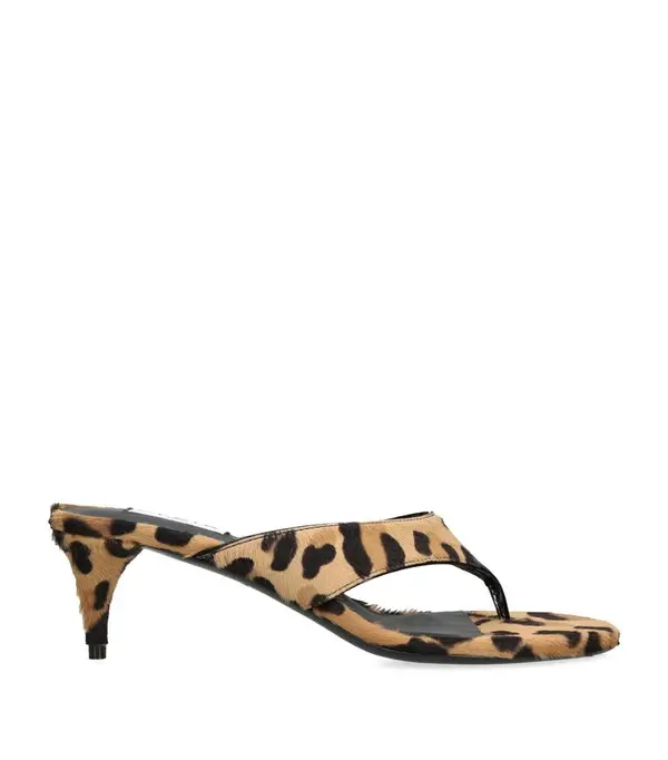 Alaïa Leopard-print Heeled Mules