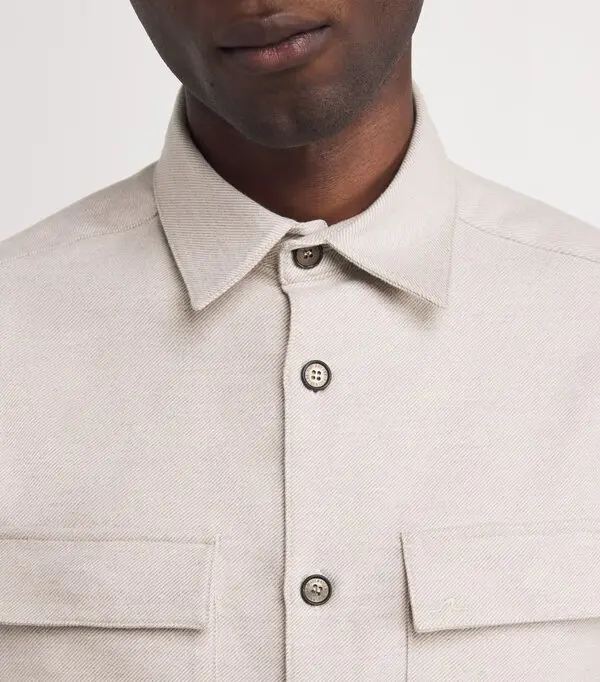 Paul & Shark Cotton-cashmere Overshirt