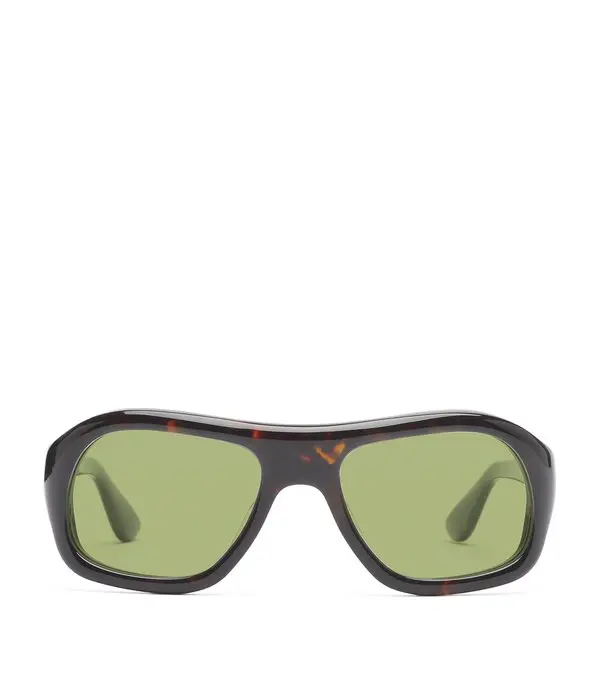 PORT TANGER Acetate Sunglasses - Green