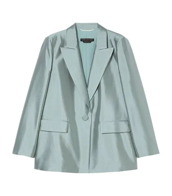 Marina Rinaldi Silk-blend Baruffa Blazer
