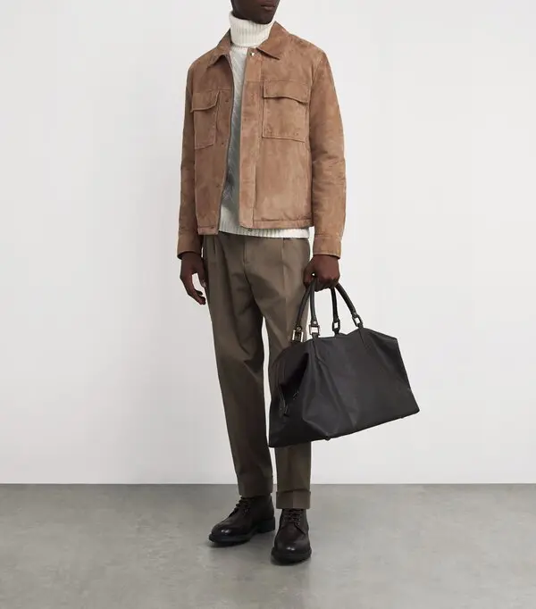 Paul & Shark Aqualeather Suede Shacket