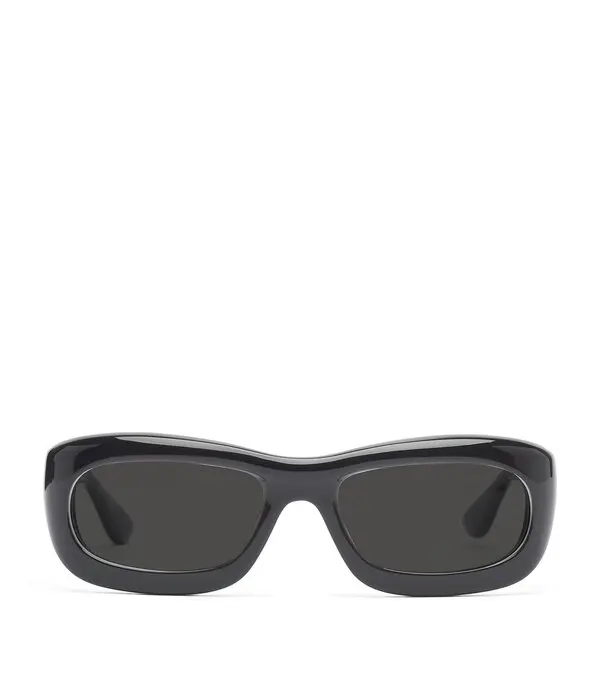 PORT TANGER Acetate Ghaib Sunglasses - Black