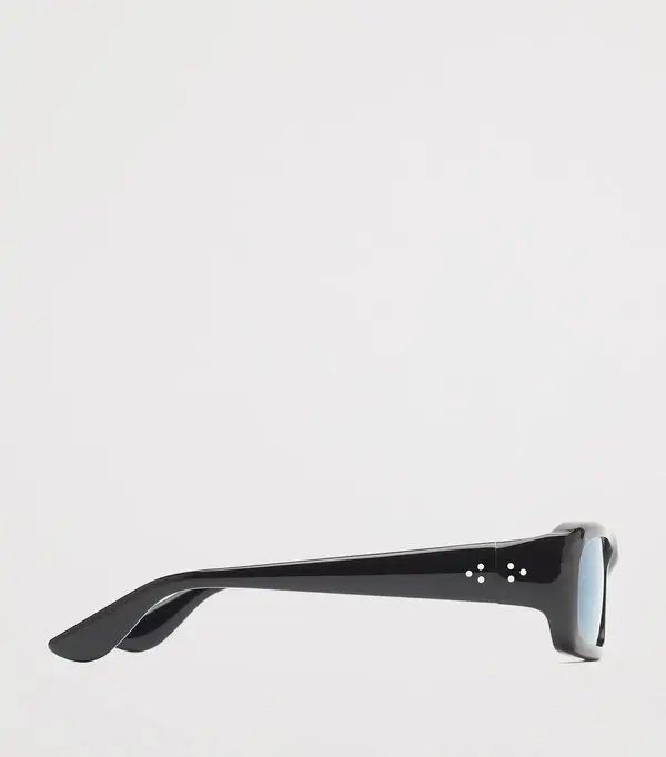 PORT TANGER Mektoub Acetate Sunglasses - Black