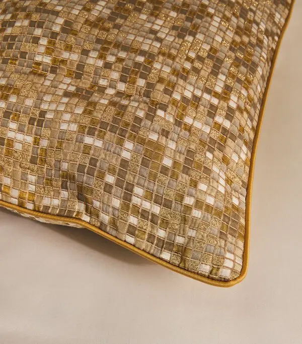 CELSO DE LEMOS Egyptian Cotton Mosaic Boudoir Pillowcase
