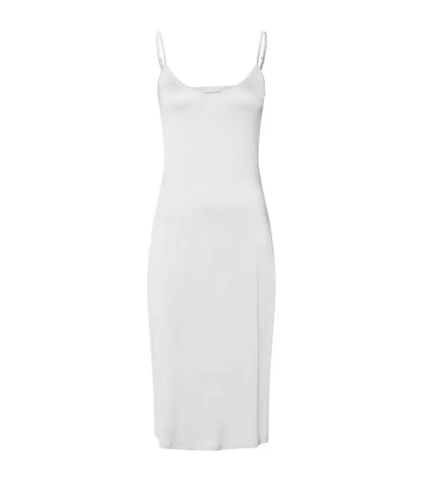 Hanro Satin Midi Dress - Ivory
