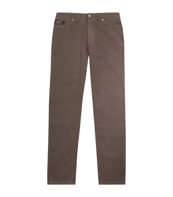 Brioni Meribel Straight Leg Jeans - Brown