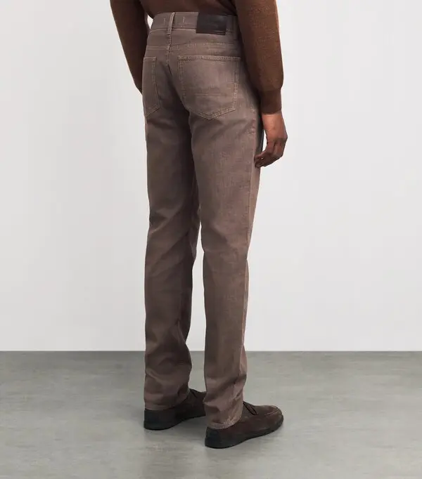 Brioni Meribel Straight Leg Jeans - Brown