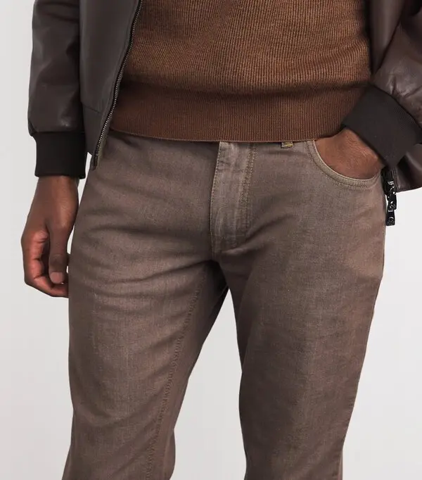 Brioni Meribel Straight Leg Jeans - Brown