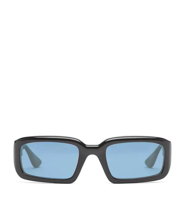 PORT TANGER Acetate Mektoub Sunglasses - Black