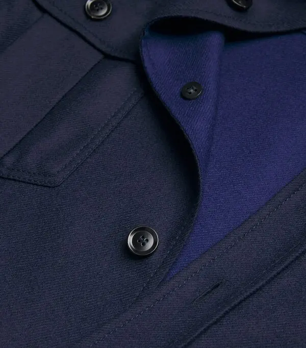 Brioni Wool Twin-pocket Overshirt