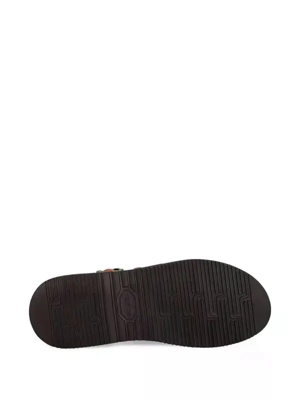 FRACAP D025 Leather Sandals - Brown