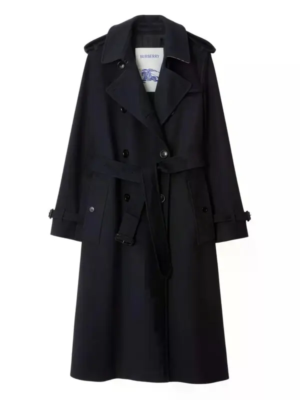 Burberry Long Cashmere Kensington Trench Coat