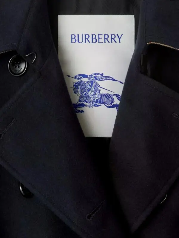 Burberry Long Cashmere Kensington Trench Coat