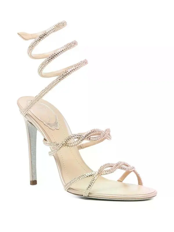 Rene Caovilla 110mm Spiral-embellished Sandals