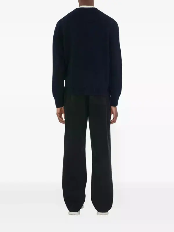 Burberry Equestrian Knight-motif Sweater - Blue