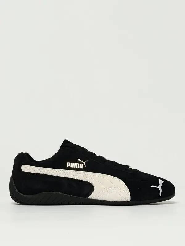 PUMA Lace-up Suede Sneakers - Black