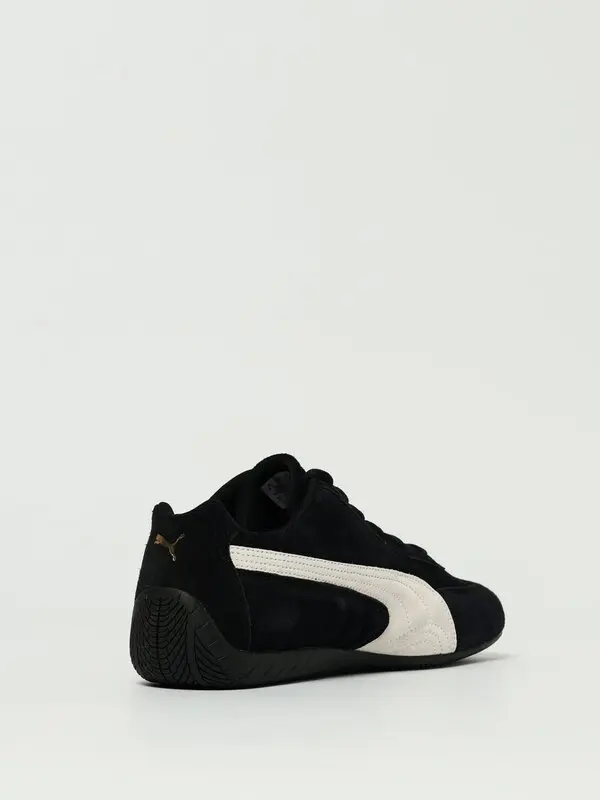 PUMA Lace-up Suede Sneakers - Black