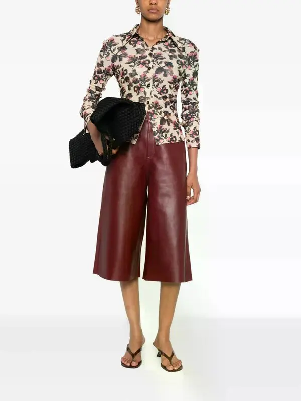 Nanushka Floral-print Long-sleeved Shirt