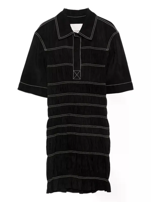 Nanushka Smocked Detail Dress