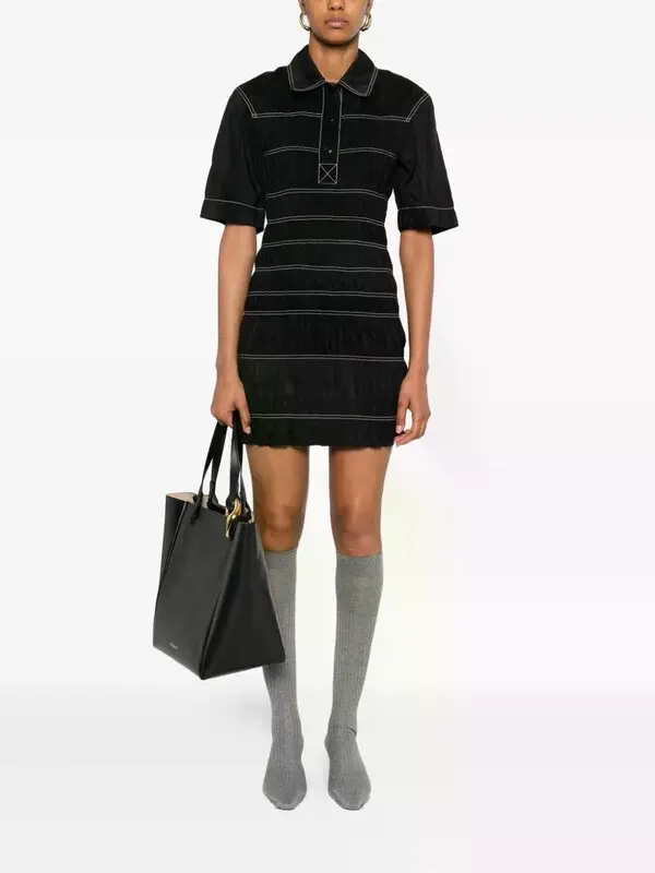 Nanushka Smocked Detail Dress