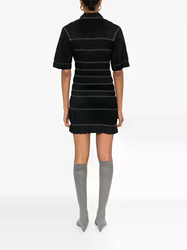 Nanushka Smocked Detail Dress