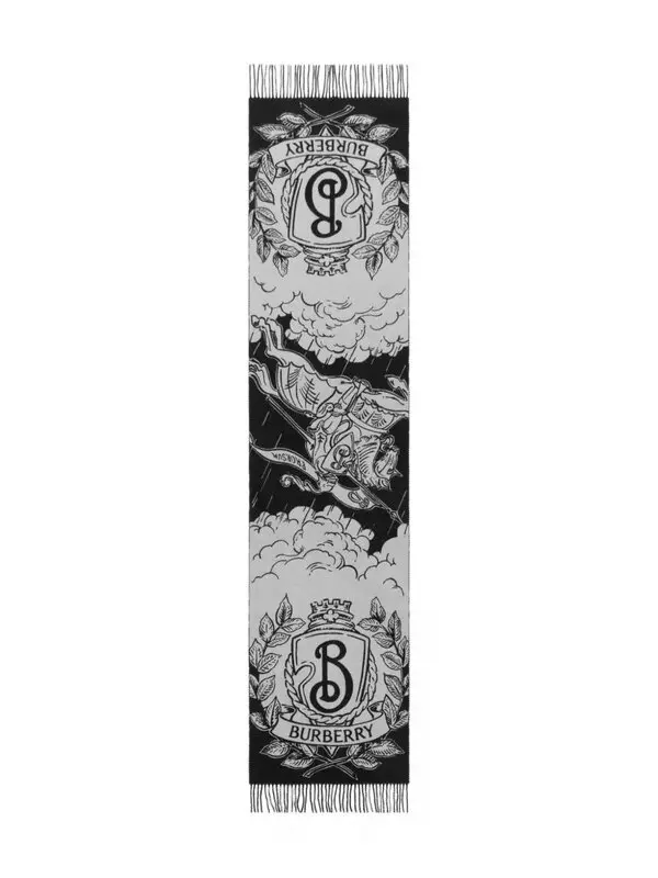 Burberry Stormy Knight Scarf - Black