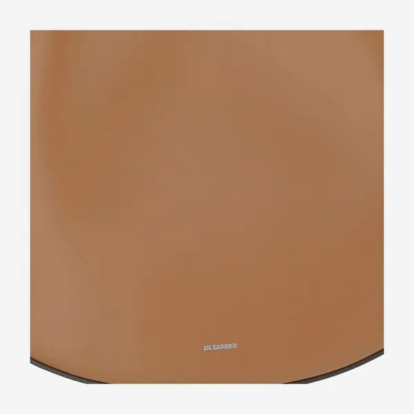 JIL SANDER Eldorado Medium Leather Shoulder Bag - Brown
