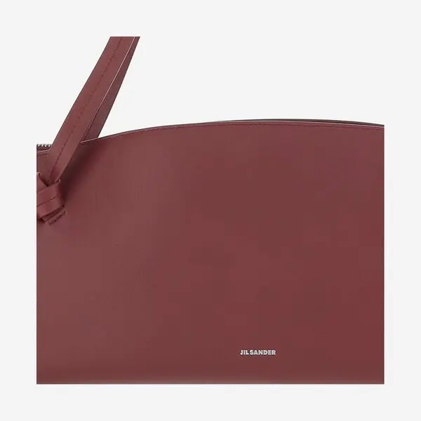 JIL SANDER Leather Top Handle Bag