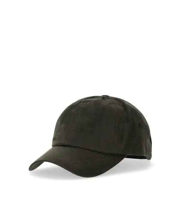 Barbour Wax Sports Baseball Cap - Green