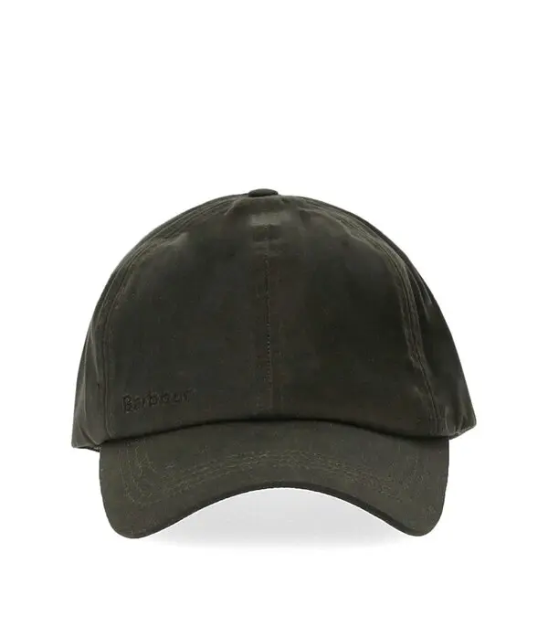 Barbour Wax Sports Baseball Cap - Green